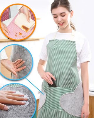 Erasable Hand Dirt-proof Kitchen Apron - Buy Online 75% Off - Wizzgoo