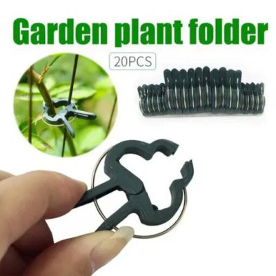 Safe Reusable Garden Flower Lever Loop Gripper Fixed Clips - Wizzgoo