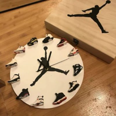 Air Jordan 3D Sneaker Clock with 12 Mini Sneakers - 75% Off - Wizzgoo