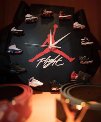 Air Jordan 3D Sneaker Clock with 12 Mini Sneakers - 75% Off - Wizzgoo