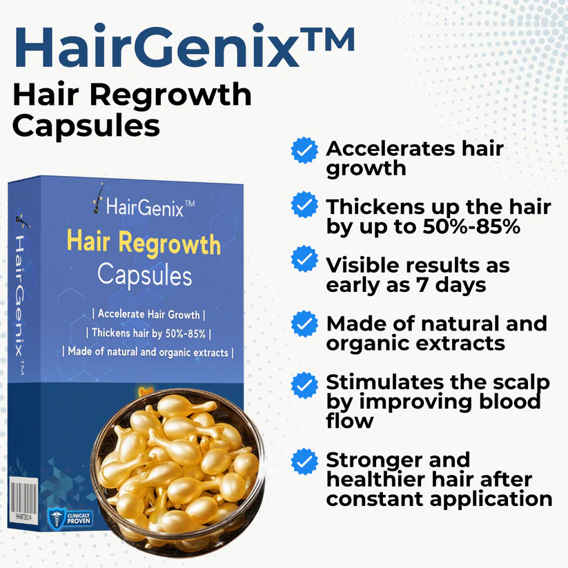 HairGenix™ Hair Regrowth Capsules | Wizzgoo.com