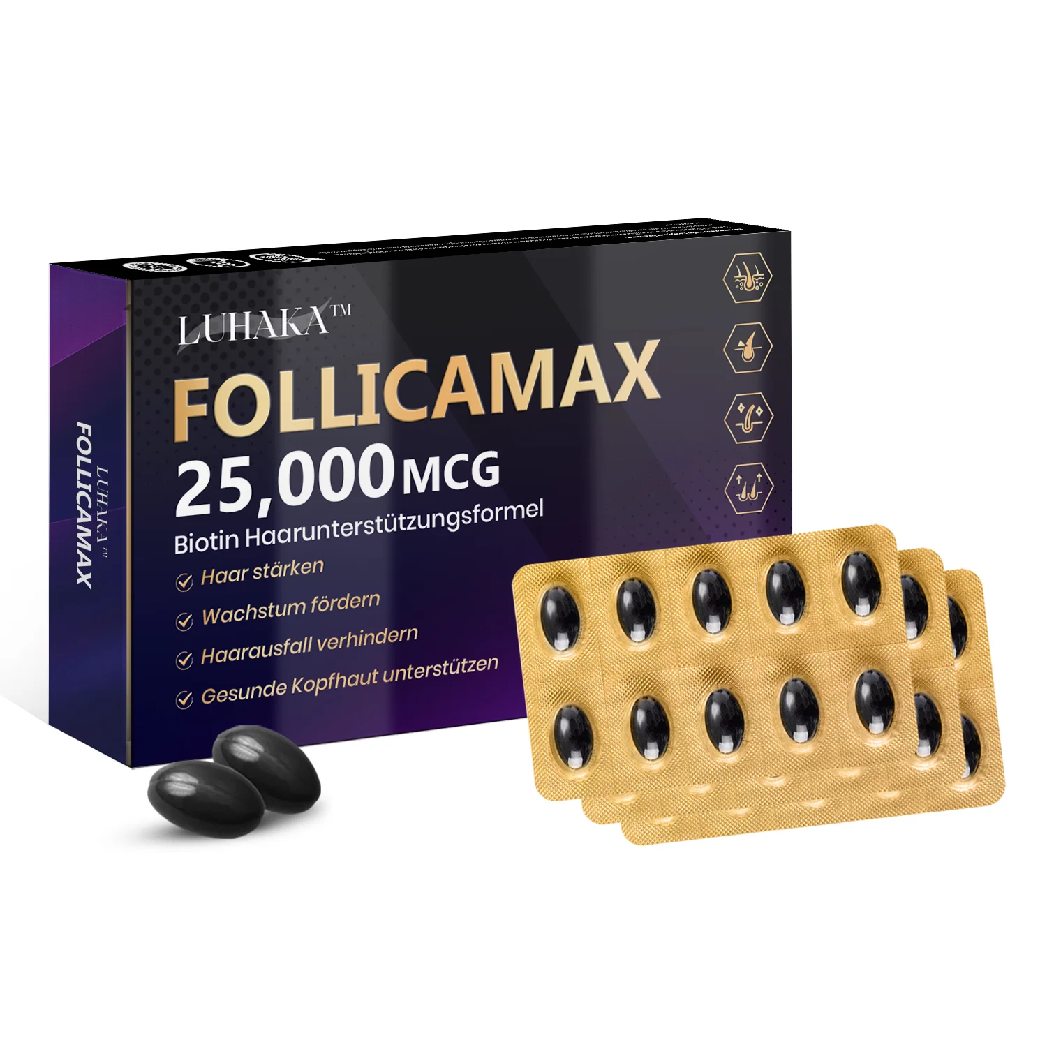 Luhaka™ FollicaMax 25000 MCG - Wizzgoo Shop