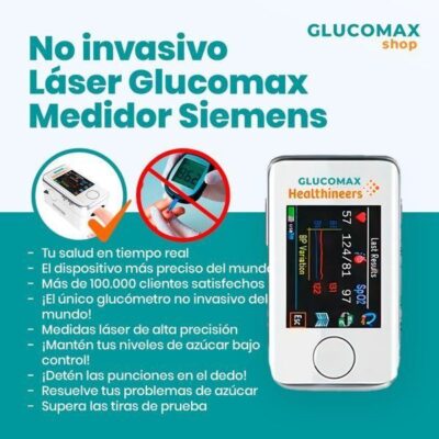 Medidor Láser No Invasivo GlucoMax™ - Wizzgoo Shop