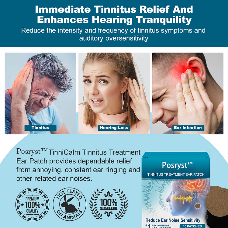 Posryst™ Tinnitus Treatment Ear Patch - Wizzgoo.com