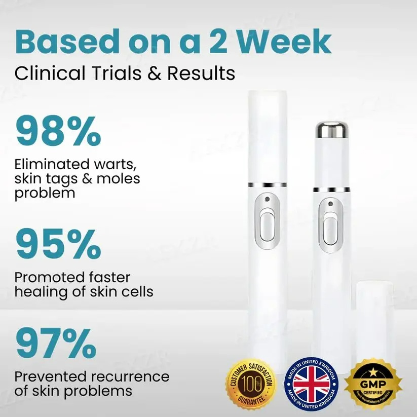 Powerful Laser Pen for Easy Mole & Wart Removal - DermaZap™